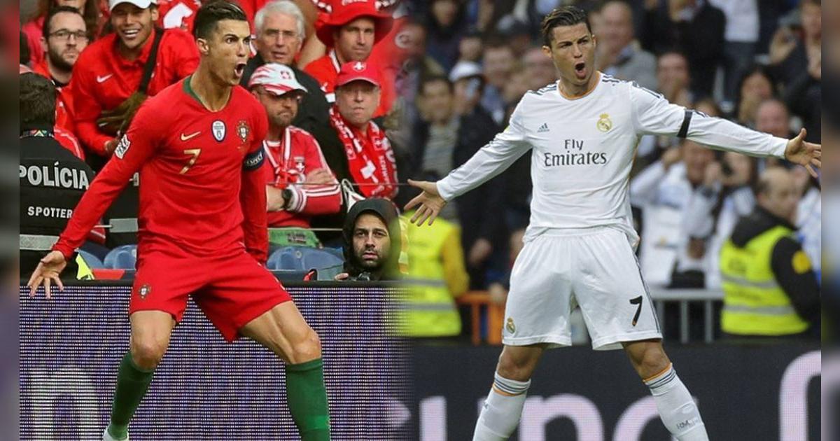 Cristiano Ronaldo la primera vez que hizo Siuuu