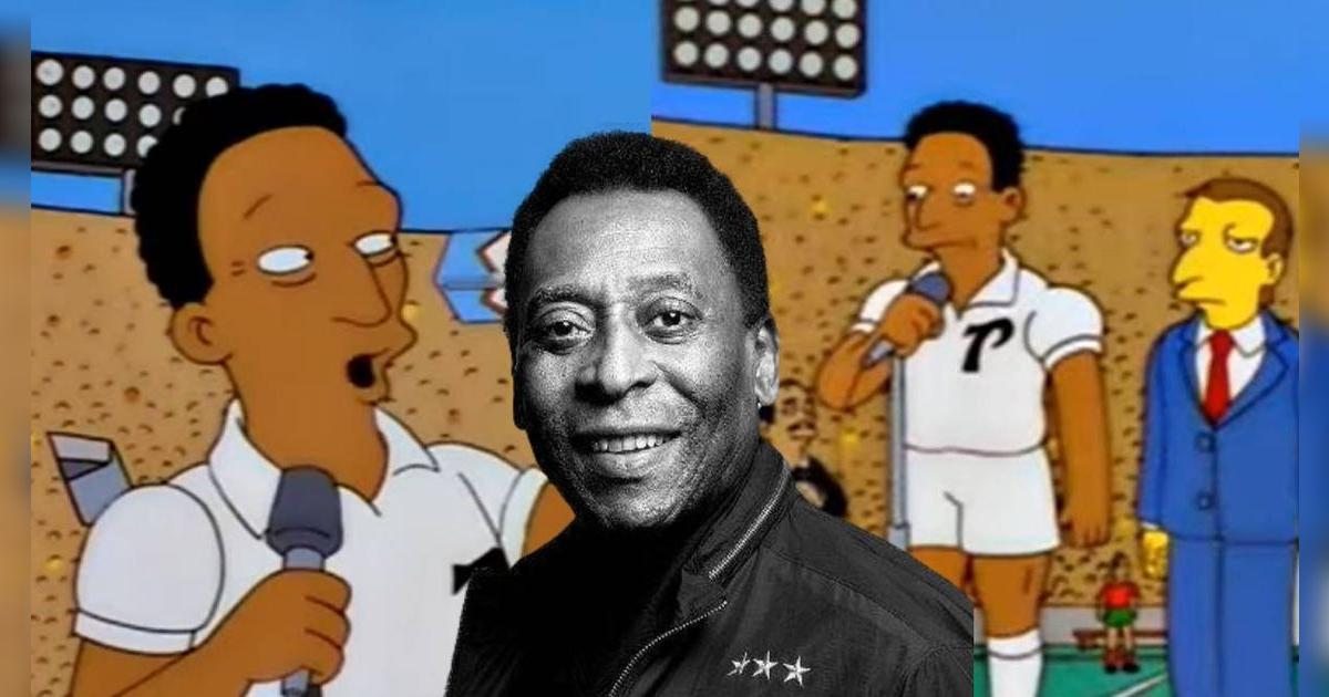 Pelé y la icónica aparición animada que tuvo en un episodio de 'Los ...