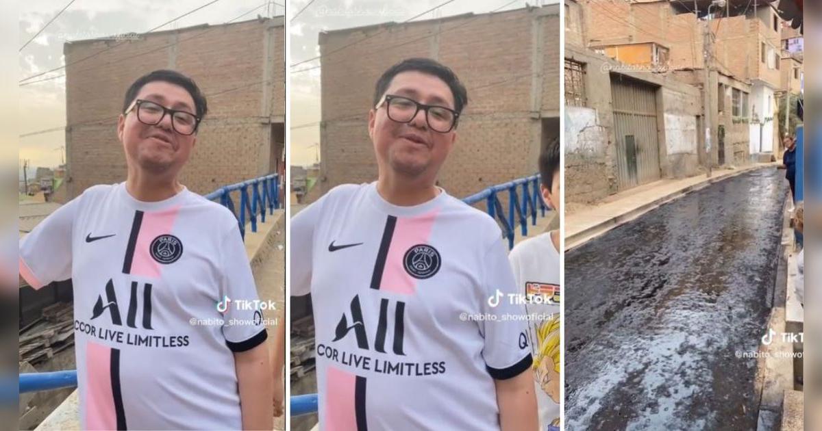 Nabito se mostró emocionado por la construcción de una pista en su ...