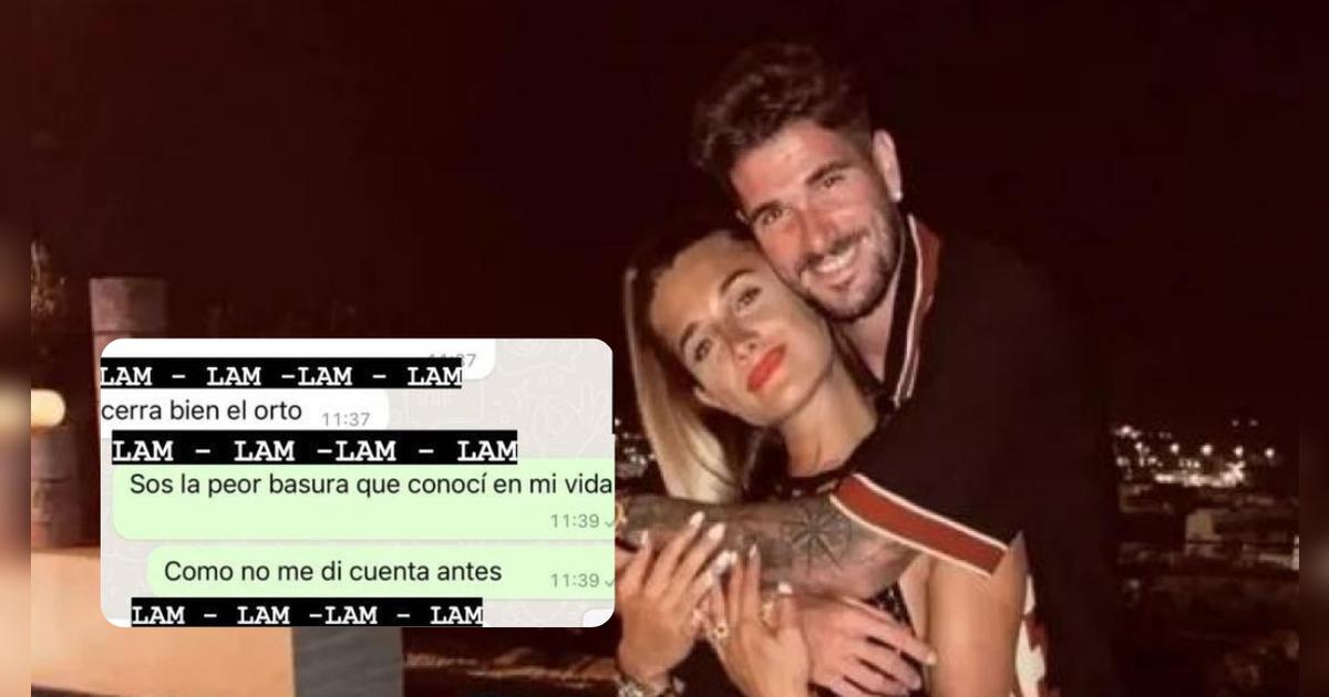 Filtran chats entre Rodrigo De Paul y su expareja Cami Homs que ...