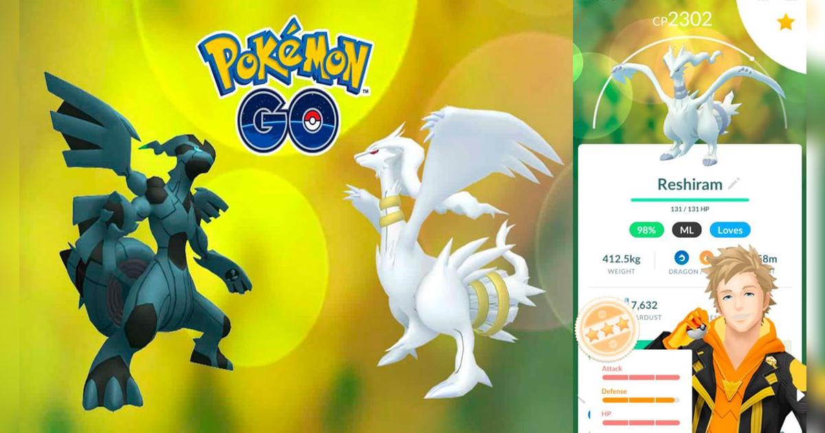 Pokémon GO: sencillo truco para conseguir a Zekrom y Reshiram Shiny sin ...