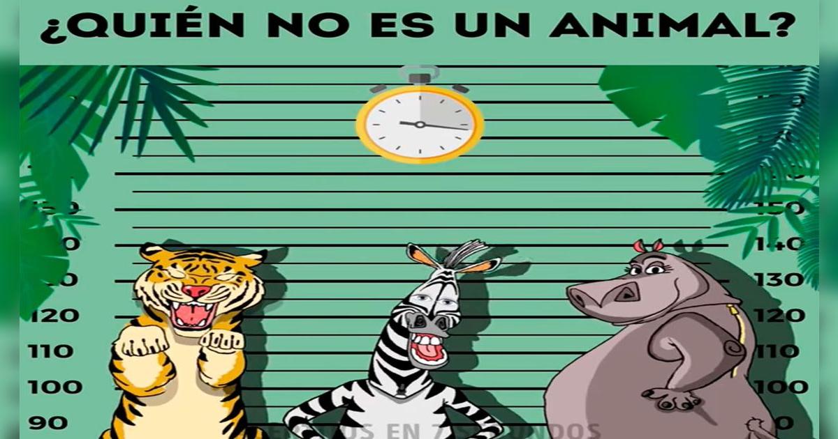 ¿Quién no es un animal? Resuelve este ACERTIJO EXTREMO y conviértete en ...
