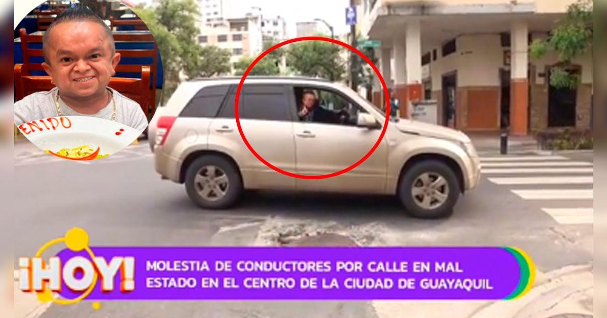 Periodista hace EN VIVO sobre baches en avenida y es troleada por ...