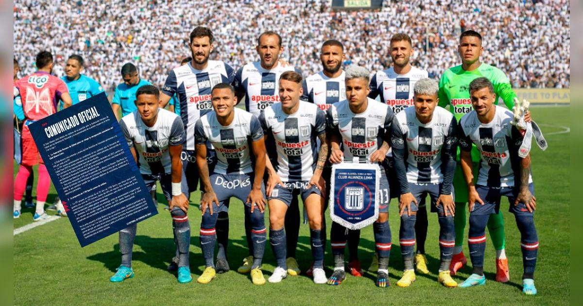 Alianza Lima defiende su postura y lanza comunicado tras perder por ...