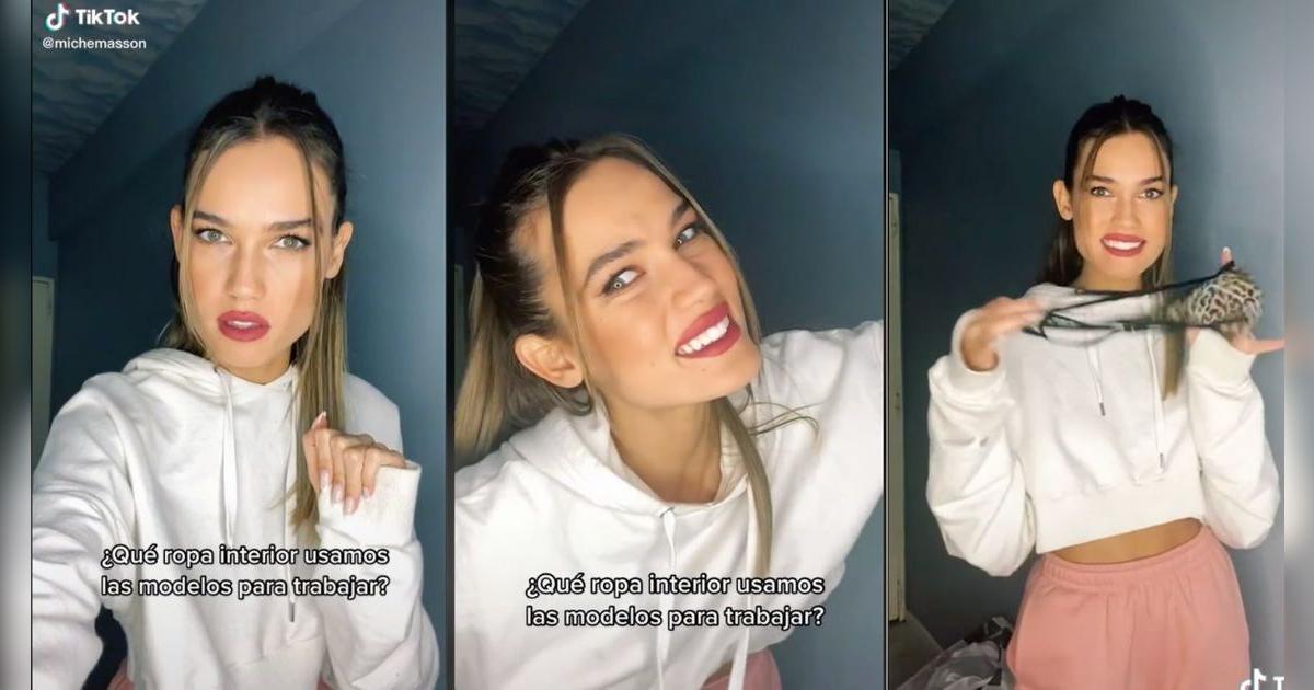 ¿Qué ropa interior usan para trabajar? Modelo se confiesa y usuarios ...