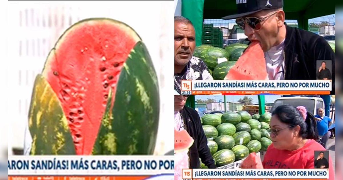 Chilenos prueba por primera vez la sandía peruana y quedan impactados ...
