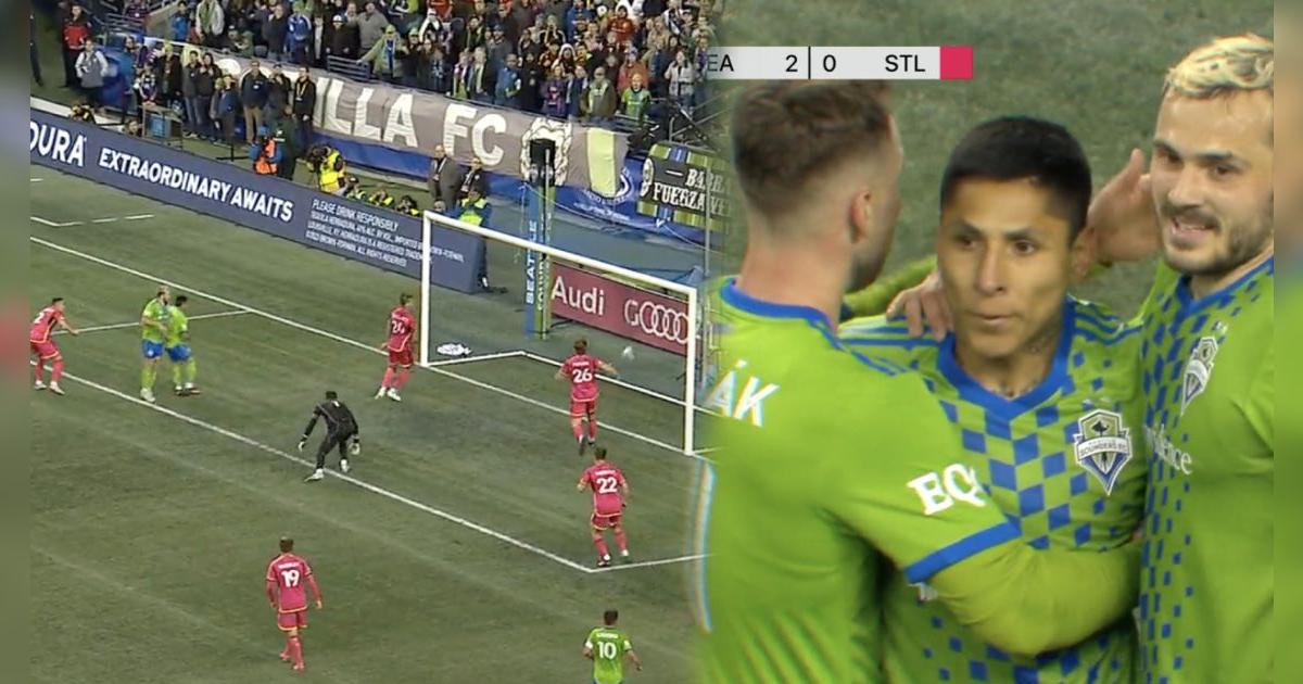 Ruidíaz Marcó En La Goleada Del Seattle Sounders Delantero Definió Con Un Fuerte Remate Video 