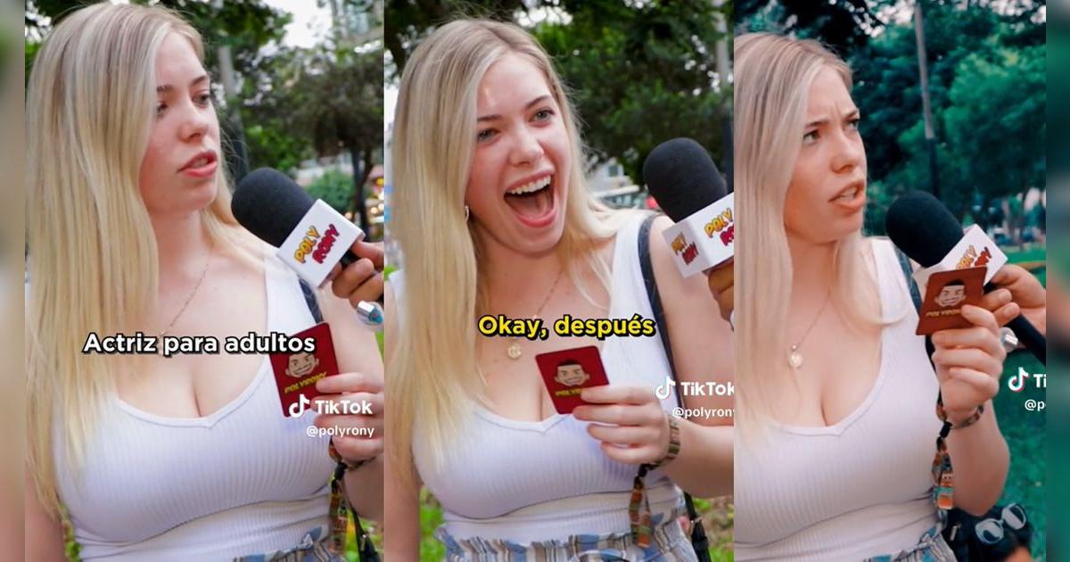 Actriz de cine para adultos sorprende con jergas peruanas y es viral: "Yo te conozco"