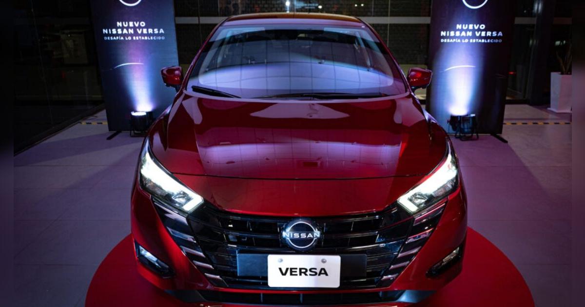 Presentan el modelo de auto Nissan Versa 2024 en el Perú