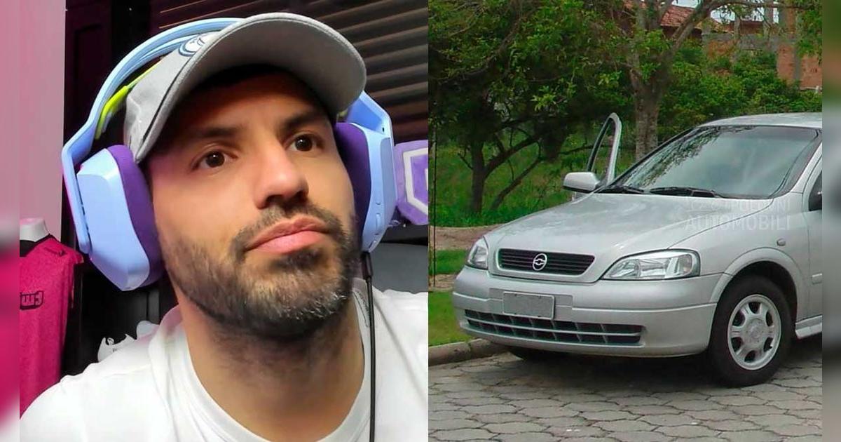Kun Agüero tiene una lujosa colección de autos, pero empezó con este ...
