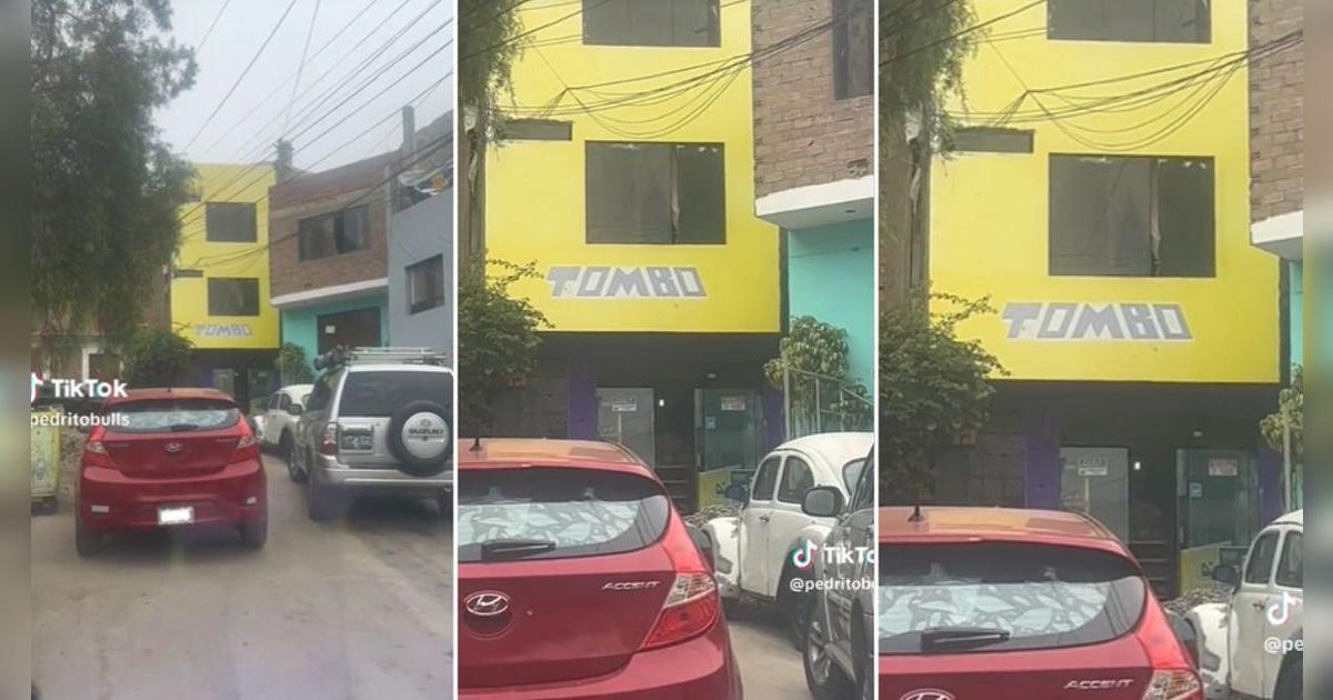 Peruano emprendedor le hace el pare a Tambo y pone su minimarket "Tombo"