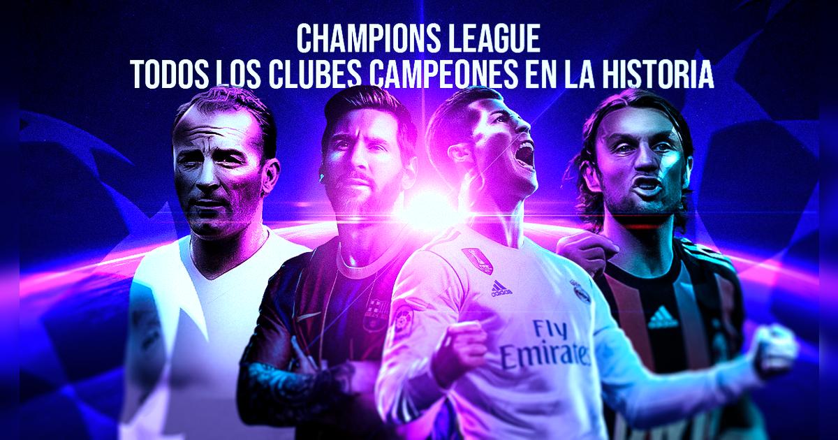 Todos los campeones de la UEFA Champions League: palmarés por año