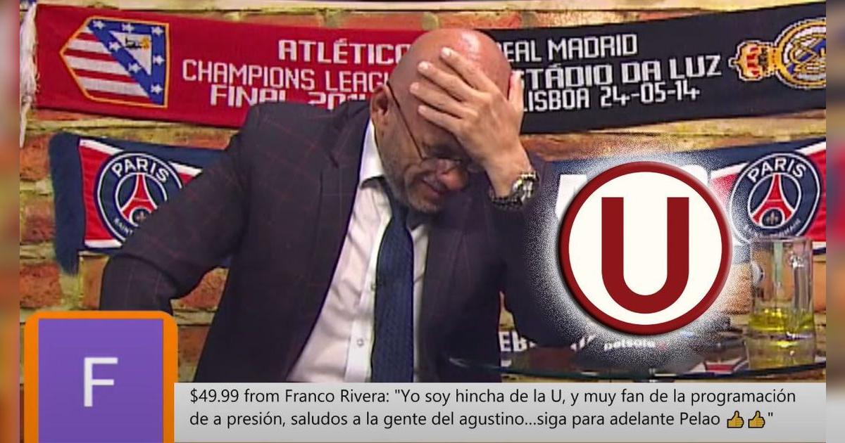 Hincha de Universitario dejó impactado a Mr. Peet por donarle 50 dólares