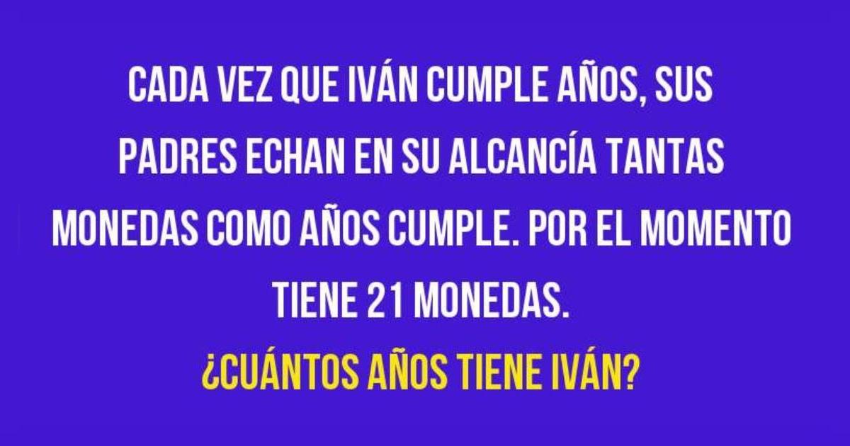 ¿Cuántos años tiene Iván actualmente? El 2% acertó sorpresivamente en ...