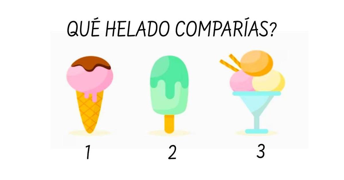 ¿Qué helado comprarías? Escoge una opción y conoce si eres realmente feliz