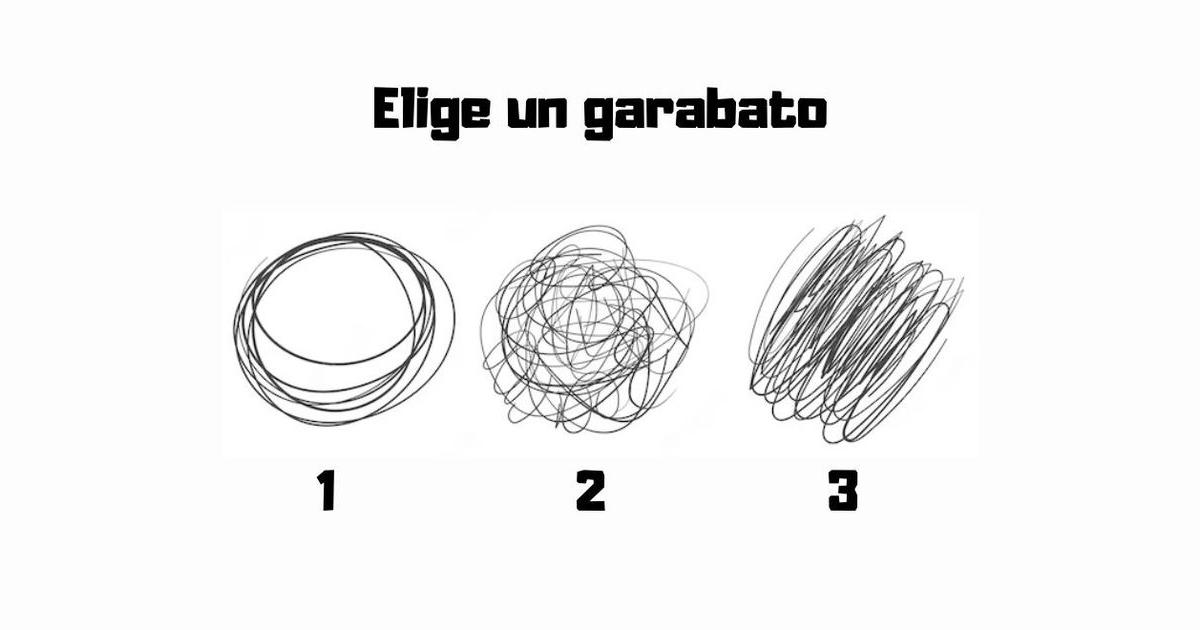 ¿Cómo realizas un garabato? Tu elección revelará cosas ocultas de tu ...