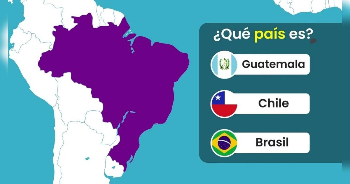 ¿Eres un POLÍMATA? Mira el mapa y responde cuál es el país: el 95% FALLÓ