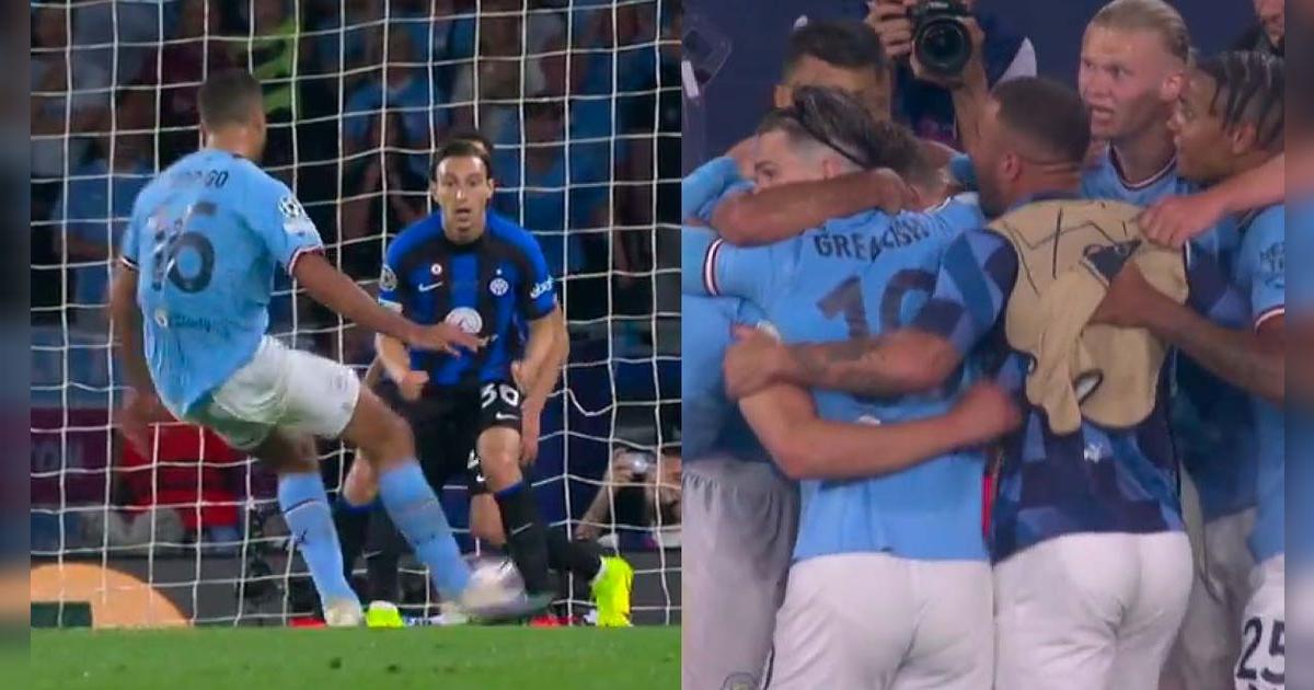 Gol de Rodri Manchester City vs Inter EN VIVO ESPN: resultado 1-0 por ...