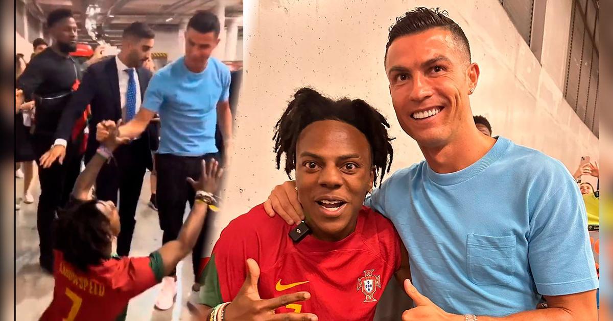 Youtuber fanático de Cristiano Ronaldo es viral por su emotiva reacción al conocerlo