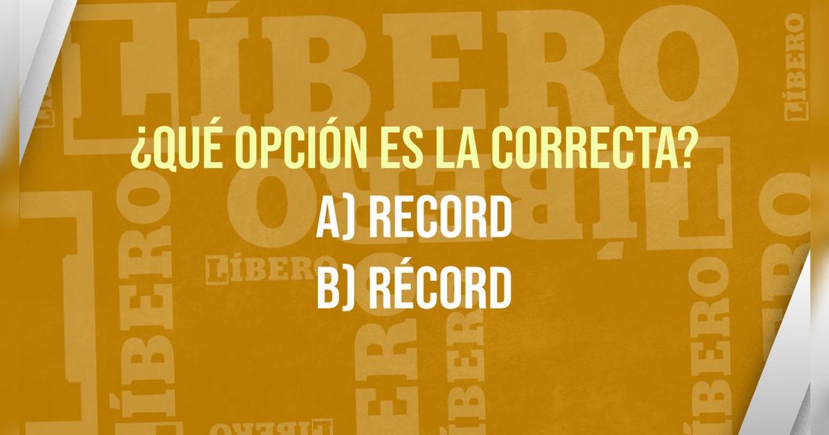 ¿Se escribe 'Record' o 'Récord'? Descubre lo que la RAE tiene que decir ...