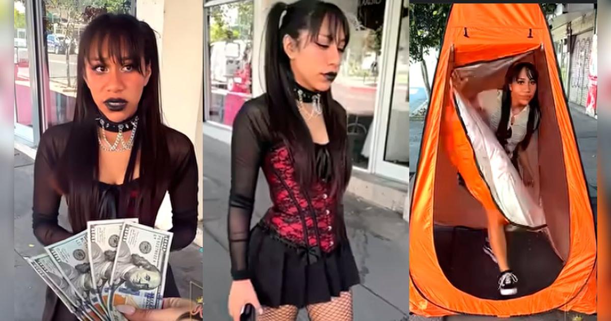 Encontró Chica Gótica En La Calle Le Cambió El Look Por 500 Dólares Y