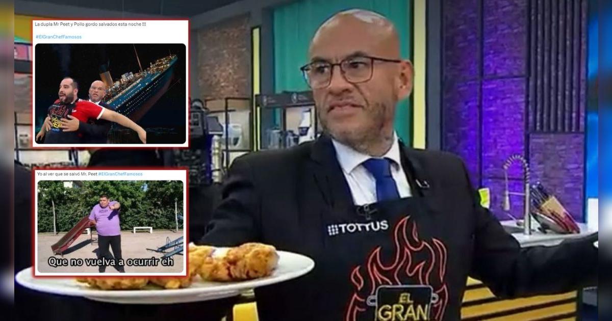 Mr.Peet se salvó en 'El gran chef famosos' y los memes no se hicieron ...