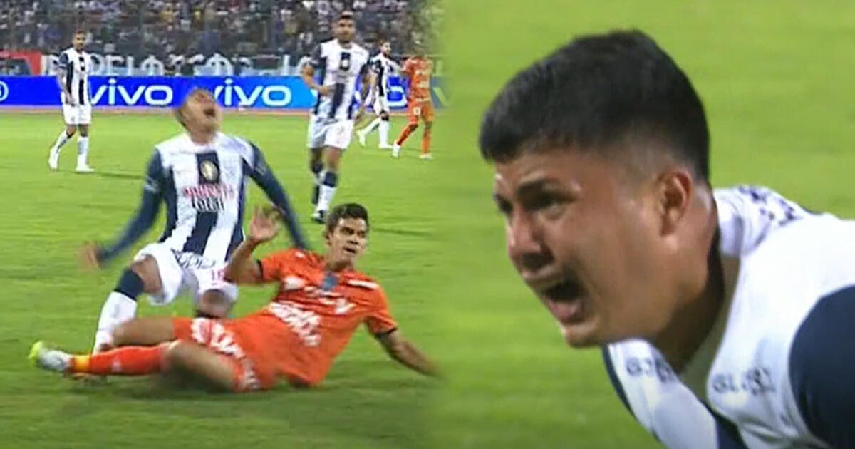 Alianza Lima Vs Cesar Vallejo Osnar Noronha Le Hizo Brutal Entrada A