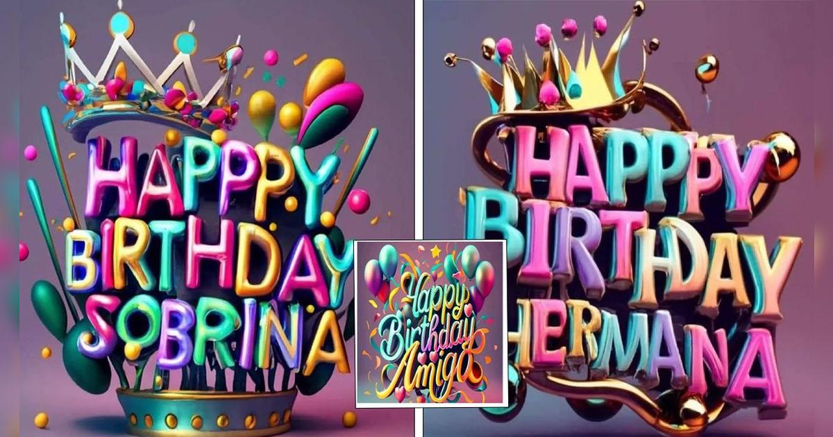 Ideogram: descarga las mejores imágenes en 3D de "Feliz cumpleaños ...