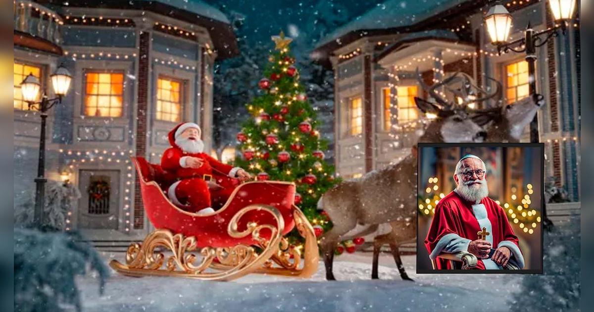 Inteligencia Artificial muestra cómo luciría Papa Noel en la vida real ...