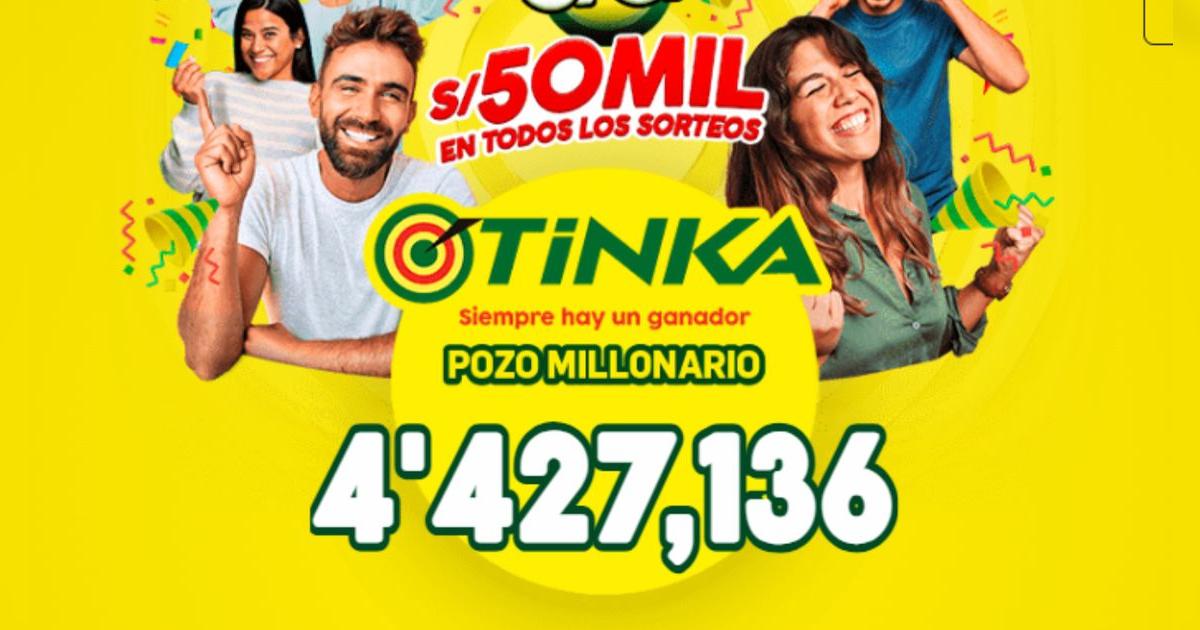 Resultados de La Tinka de HOY, domingo 26 de mayo: números ganadores ...