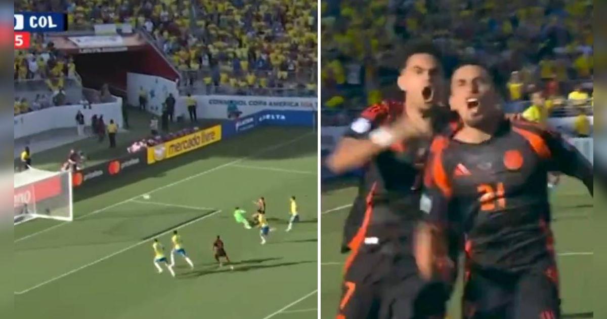 Gol de Daniel Muñoz Colombia vs Brasil EN VIVO ONLINE GRATIS: resultado 1-1 por Copa América 2024