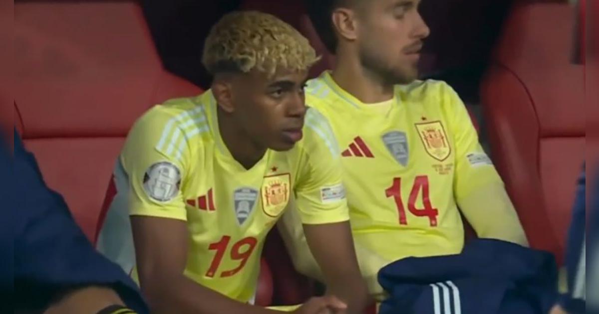 Así reaccionó Lamine Yamal tras ser cambiado en el España vs Portugal ...