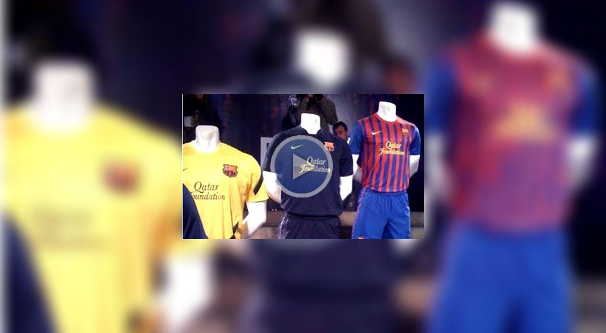 Barcelona presentó sus camisetas con logo de Qatar Foundation
