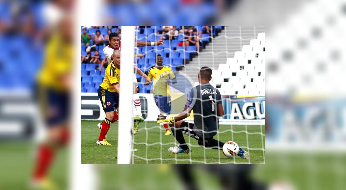 Edwin Gómez casi pone el empate para Perú a los 33 minutos [VIDEO]
