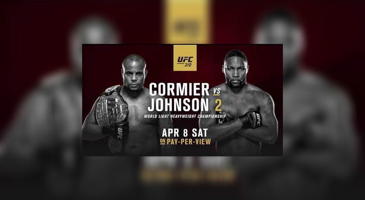 UFC 210: Cartelera completa de la pelea entre Daniel Cormier y Anthony ...