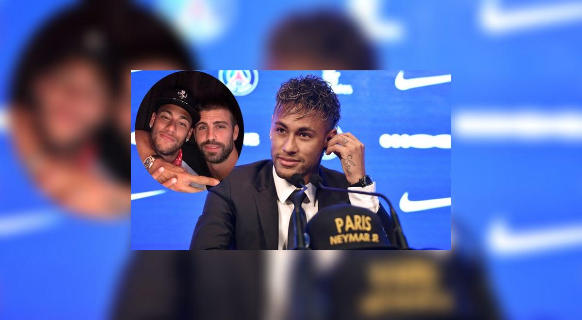 Neymar Jr se refirió a la foto que publicó Gerard Piqué
