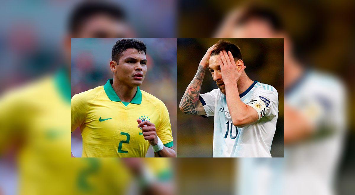 Thiago Silva y su respuesta a Lionel Messi: "Tenemos cinco estrellas y ...