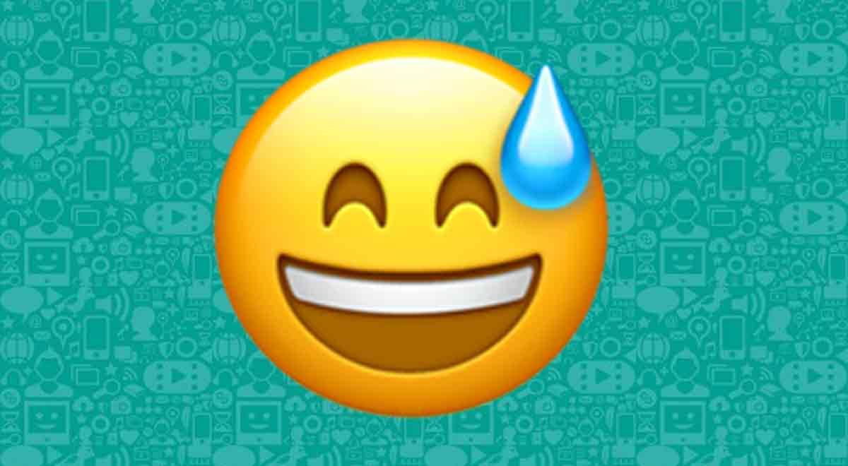 WhatsApp: ¿Qué significa el emoji de la cara sonriente con la gota de ...