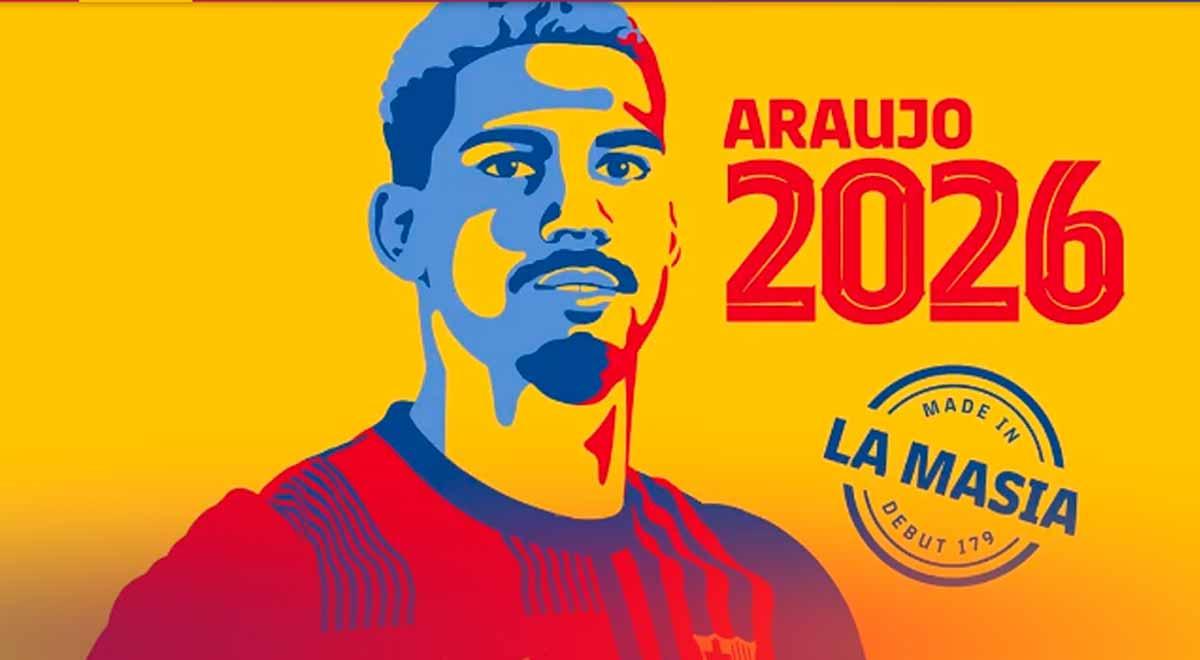 Ronal Araújo tras renovar con Barcelona es una felicidad enorme poder ...