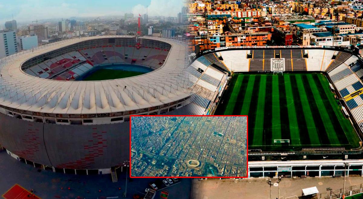 ¡Una belleza! Foto aérea del Estadio Nacional y Matute causa asombroso ...