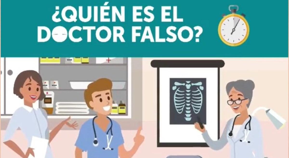 ¿Quién es el falso doctor? Resuelve este acertijo visual y descubre que ...