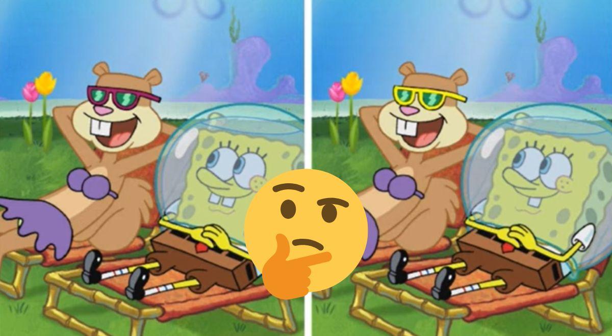 ¿Fan de Bob Esponja? ¡Este reto visual es para ti! Encuentra las ...