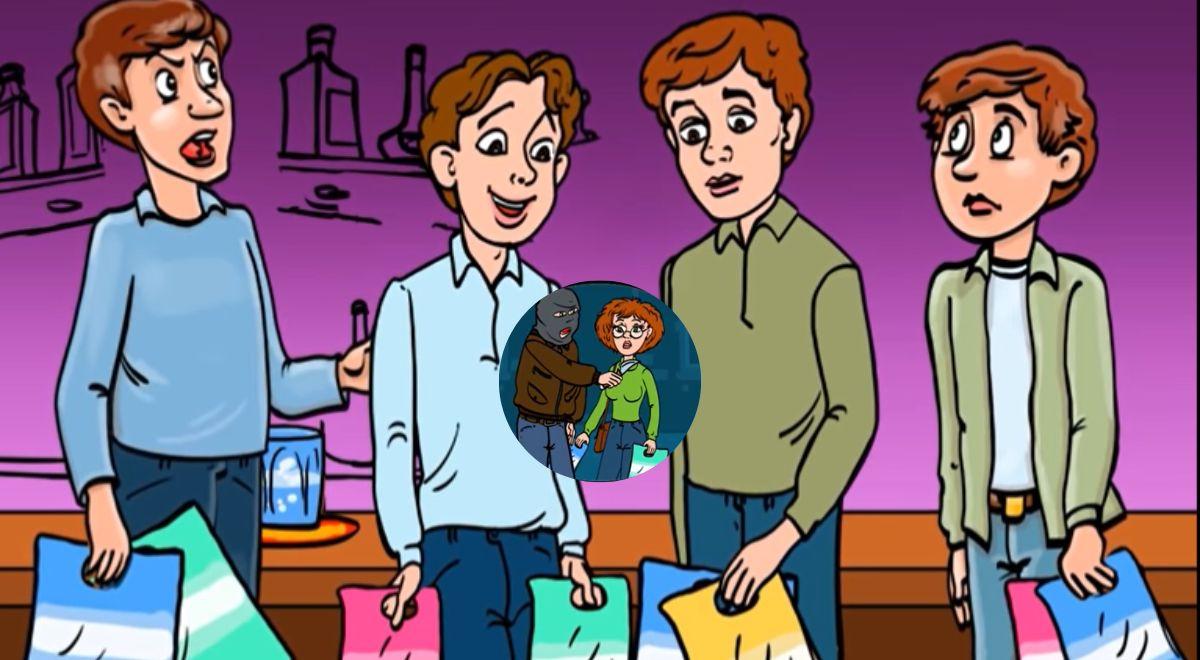 ¿Quién le robó a Ana? Descubre al malhechor del acertijo visual en 7 ...
