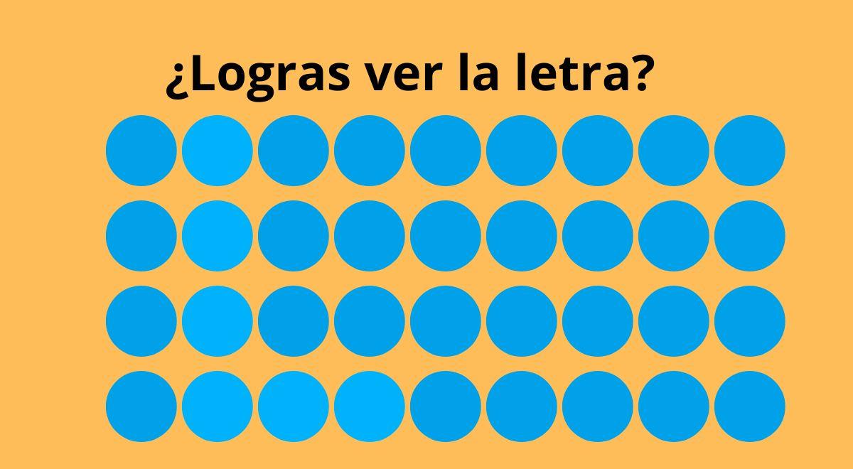Acertijo para EXPERTOS: encuentra la letra escondida en 5 segundos y ...