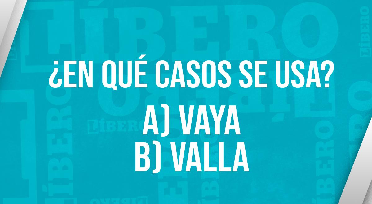 Descubre cuál es la forma correcta de usar 'vaya' y 'valla', según la RAE
