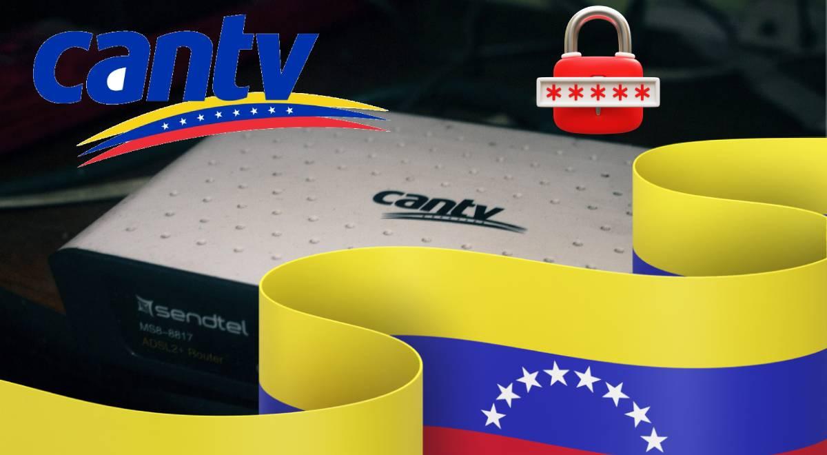 CANTV consulta: ¿Cómo cambiar la clave del WIFI en línea? | Venezuela | VE
