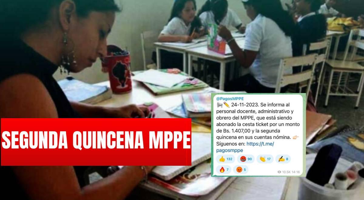 Pago Segunda Quincena MPPE 2023: ¿Cómo cobrar hoy el nuevo pago en ...