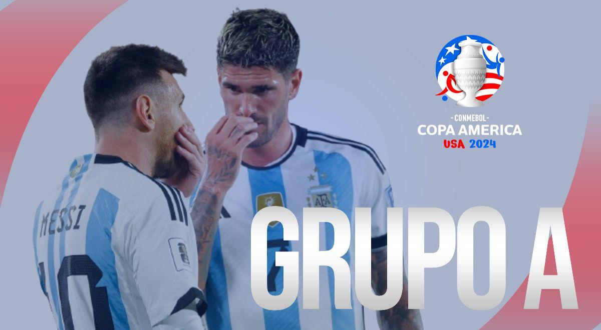 Grupo A Copa América 2024 Argentina: fixture, partidos de la selección ...