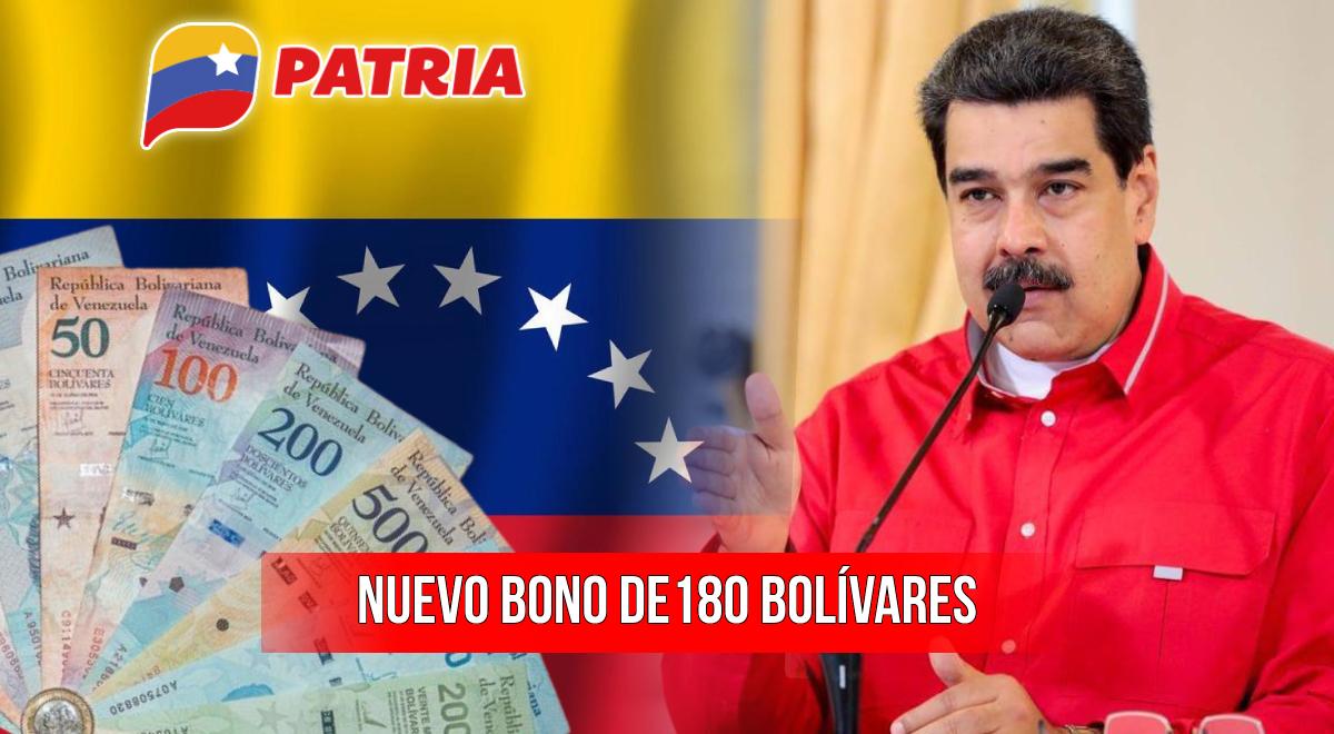 Nuevo Bono Patria de 180 bolívares: registro, beneficiarios y cómo ...