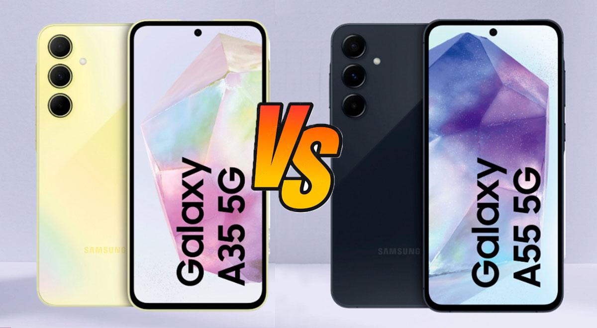 Galaxy A35 vs. Galaxy A55: diferencias y similitudes entre los nuevos ...